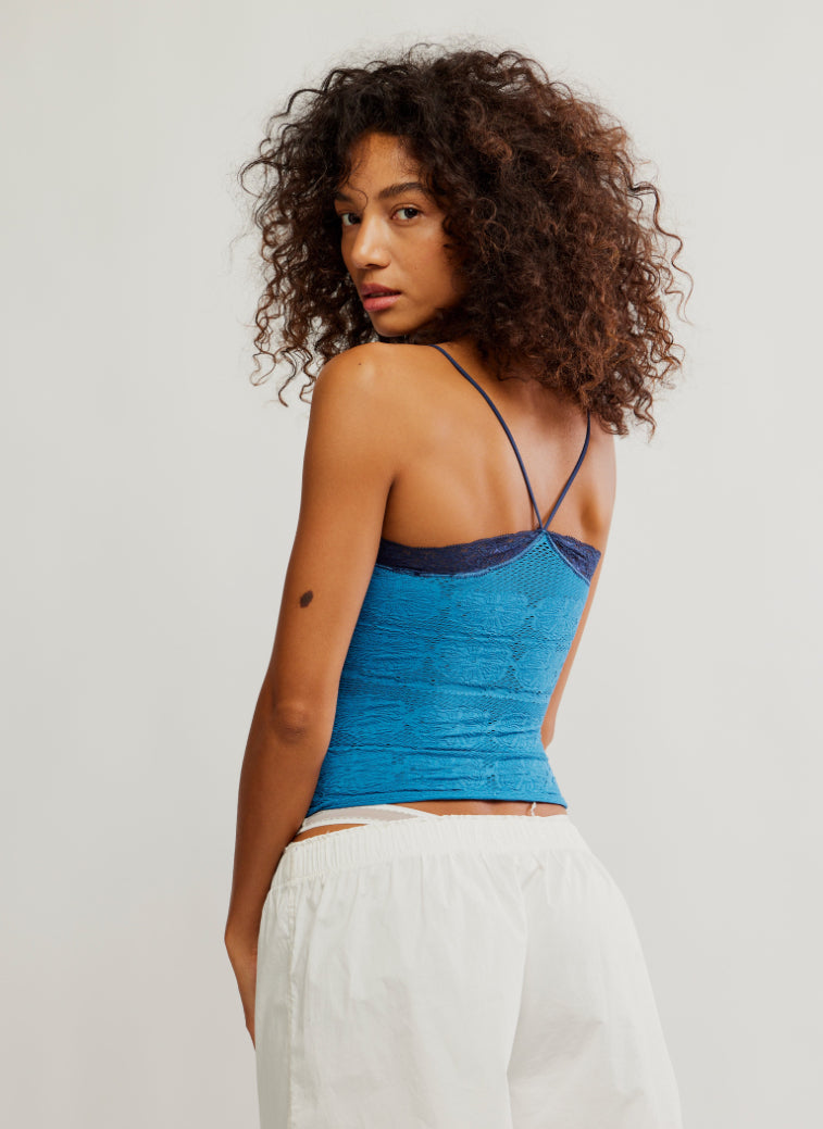 JULES SEAMLESS CAMI - DEEP WATER COMBO – FLAIR ON 3RD