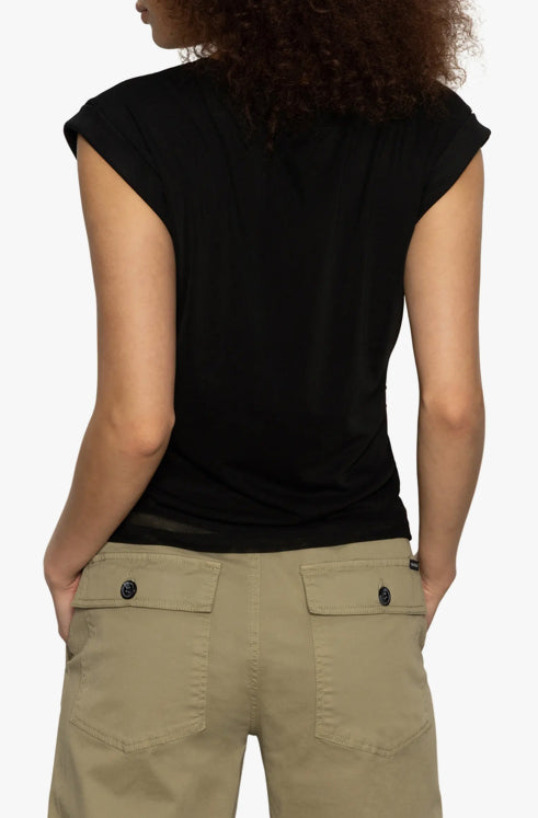 CHARISMA DOLMAN MESH TOP-BLACK – FLAIR ON 3RD